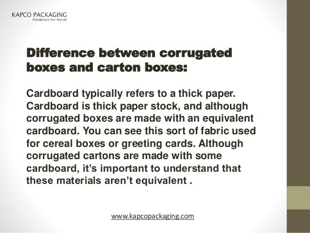5 major benefits of corrugated carton box in packaging industry | PPTX