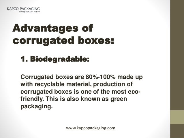 5 major benefits of corrugated carton box in packaging industry | PPTX