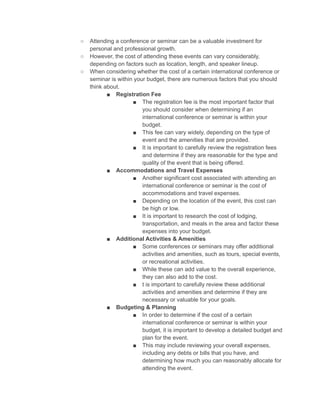 5 major difference between conference and seminar | IFERP | PDF