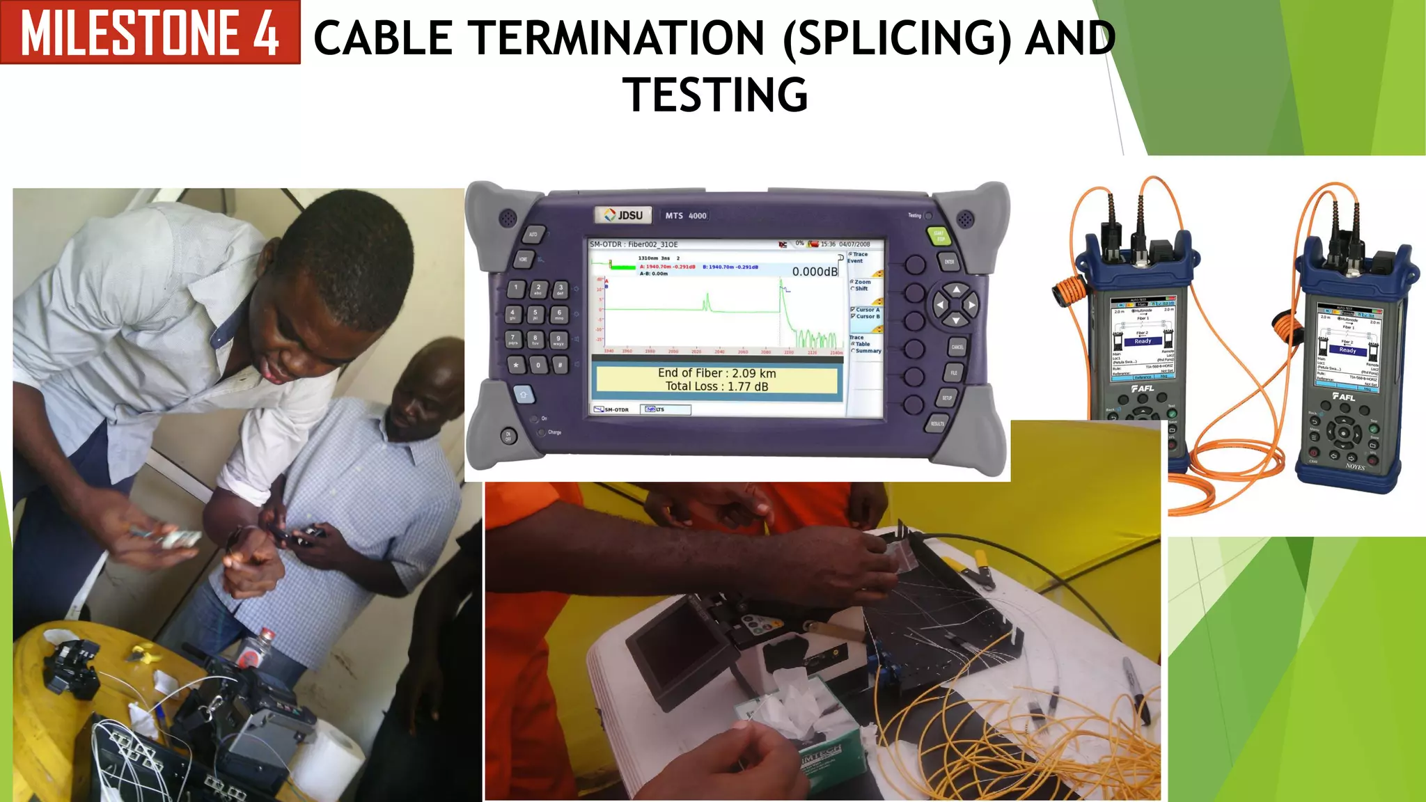 5 major milestones in fiber osp project | PDF