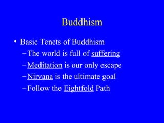 5 Major World Religions - World History Class | PPT