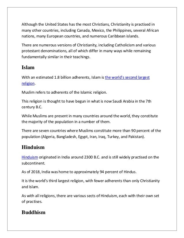 5 major world religions - godsyou - popular Religion | PDF