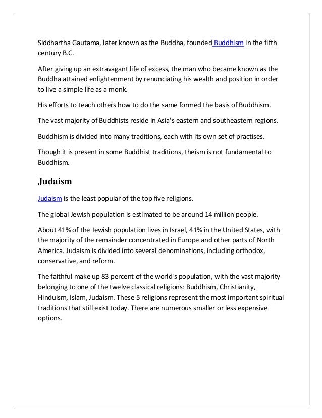 5 major world religions - godsyou - popular Religion | PDF