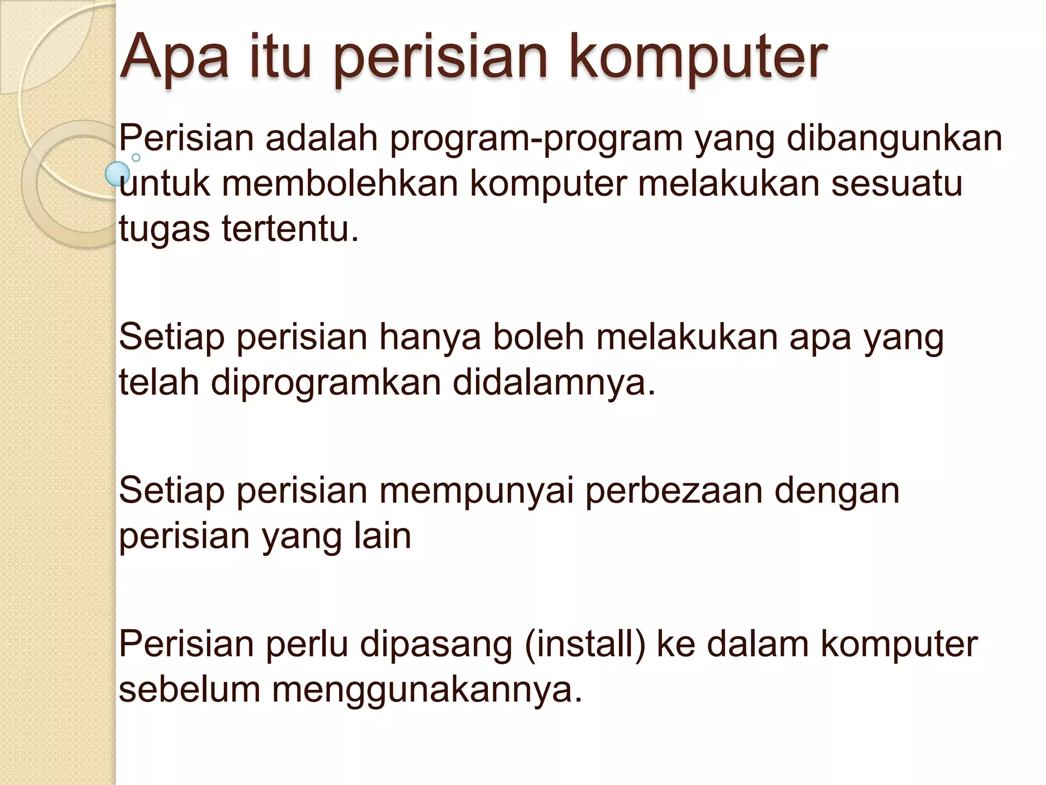 5 maksud dan jenis perisian | PPTX