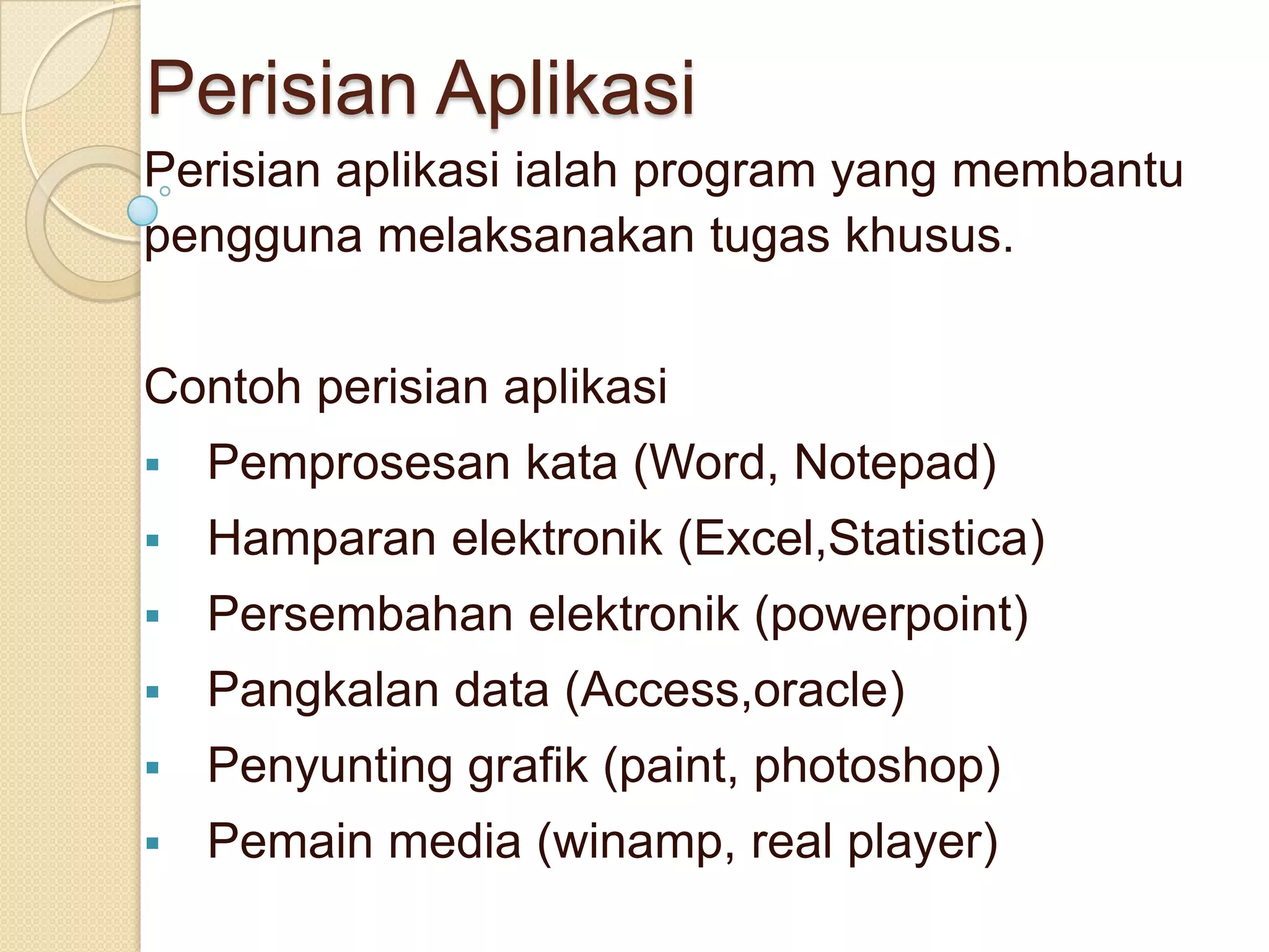 5 maksud dan jenis perisian | PPTX