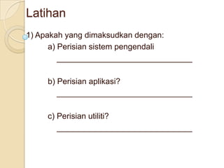 5 maksud dan jenis perisian | PPTX