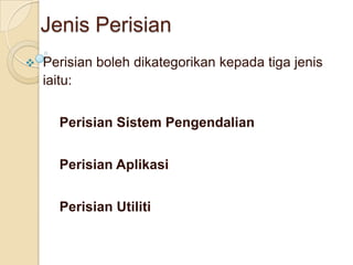 5 maksud dan jenis perisian | PPTX