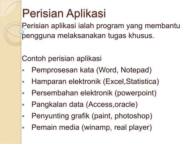 5 maksud dan jenis perisian | PPTX