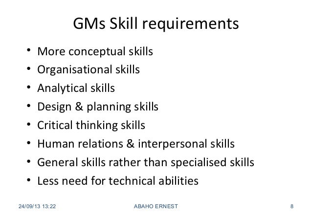 5 management levels