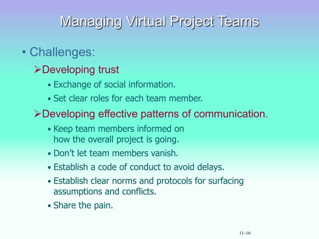 5 managing project teams | PPT