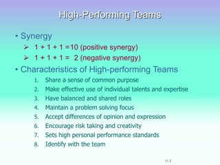 5 managing project teams | PPT
