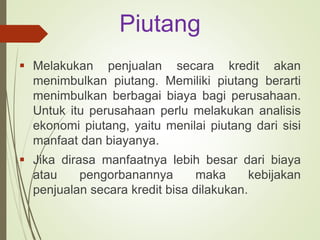 5 manajemen piutang | PPT