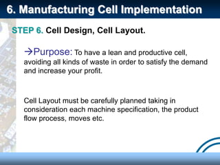 Manufacturing cells | PPTX