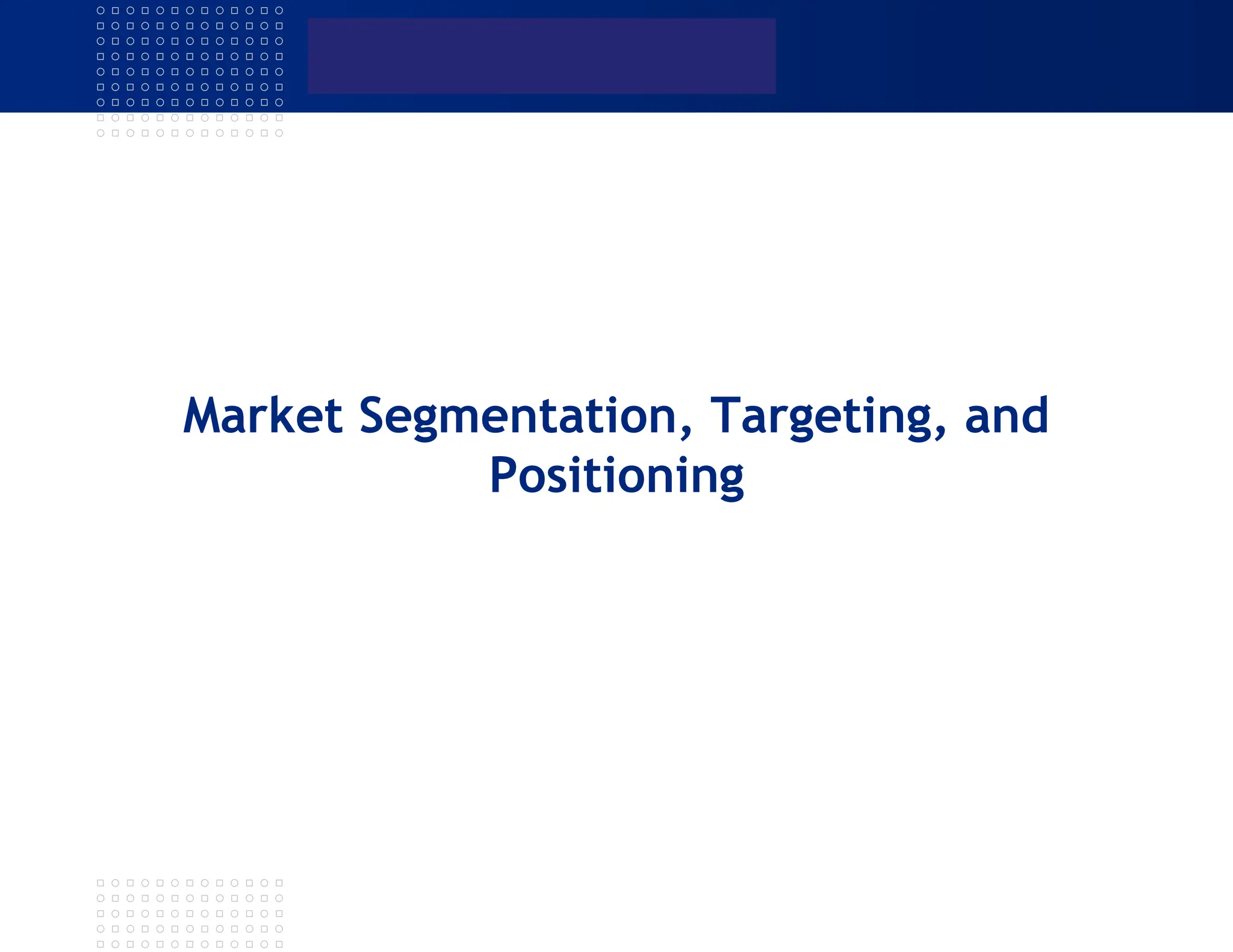 5 Market Segmentation Targeting And Positioning Ppt