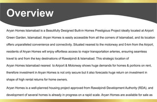 5 Marla Aryan Homes Islamabad Presentation.pdf