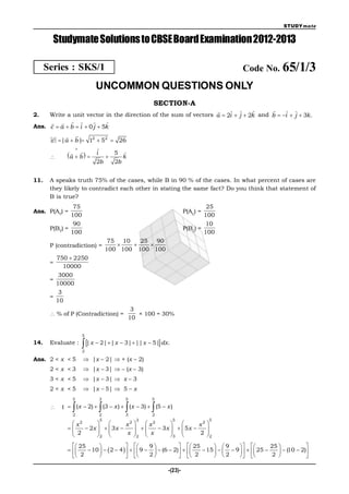 5 maths cbse_2012-13_12th_20-03-13 | PDF | Physics | Science