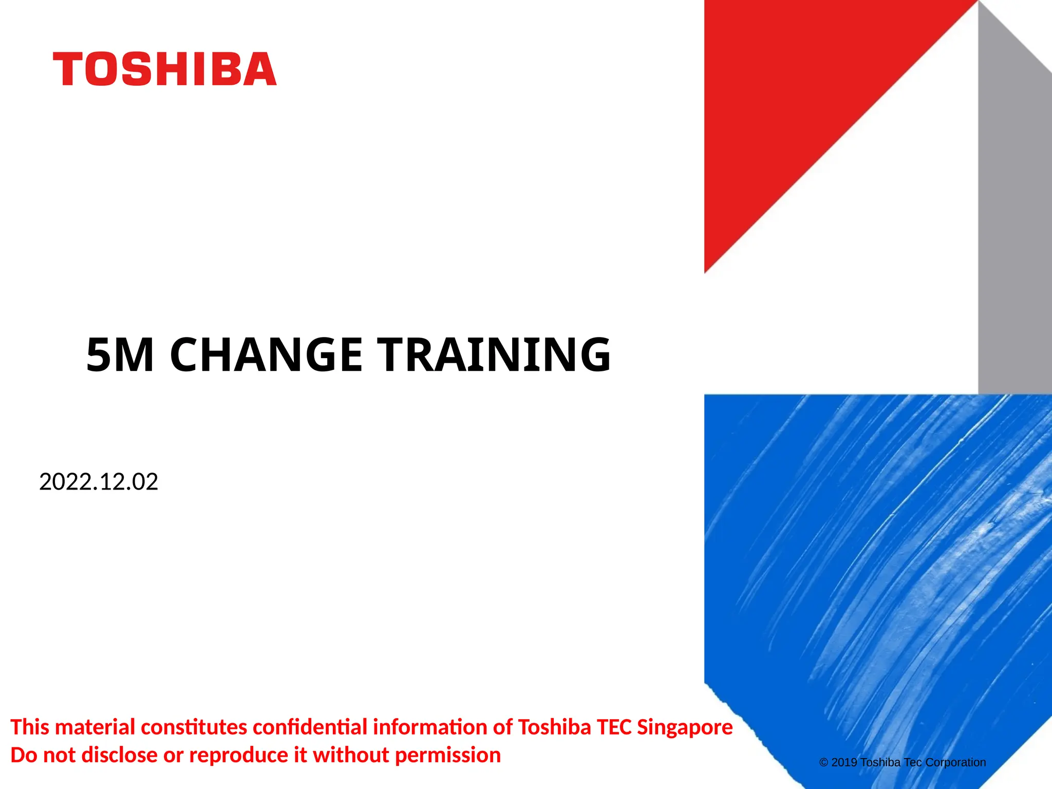 5M CHANGE TRAINING in manufacturing .pptx