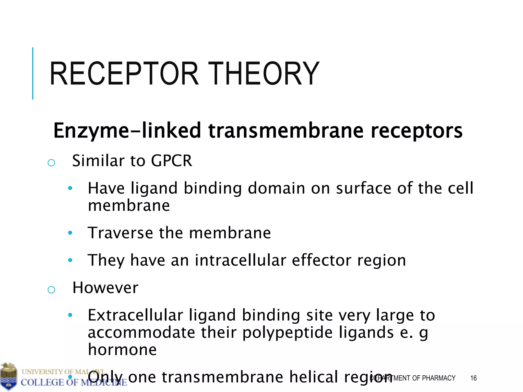 5 mechanisms of drug action | PPT