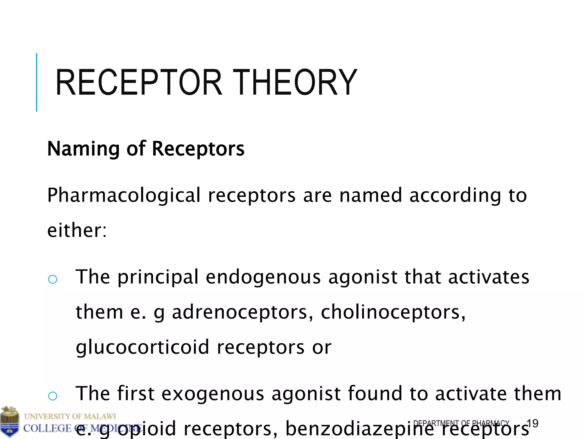 5 mechanisms of drug action | PPT