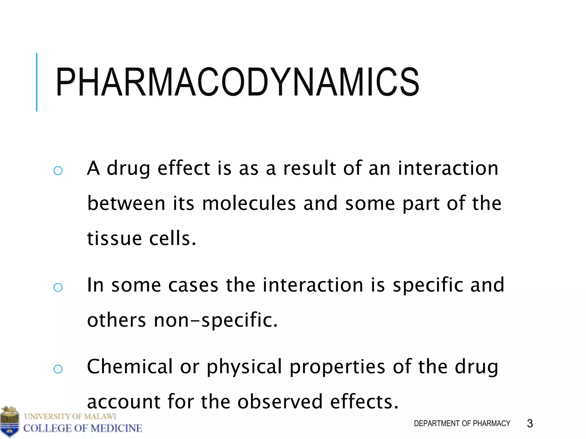 5 mechanisms of drug action | PPT