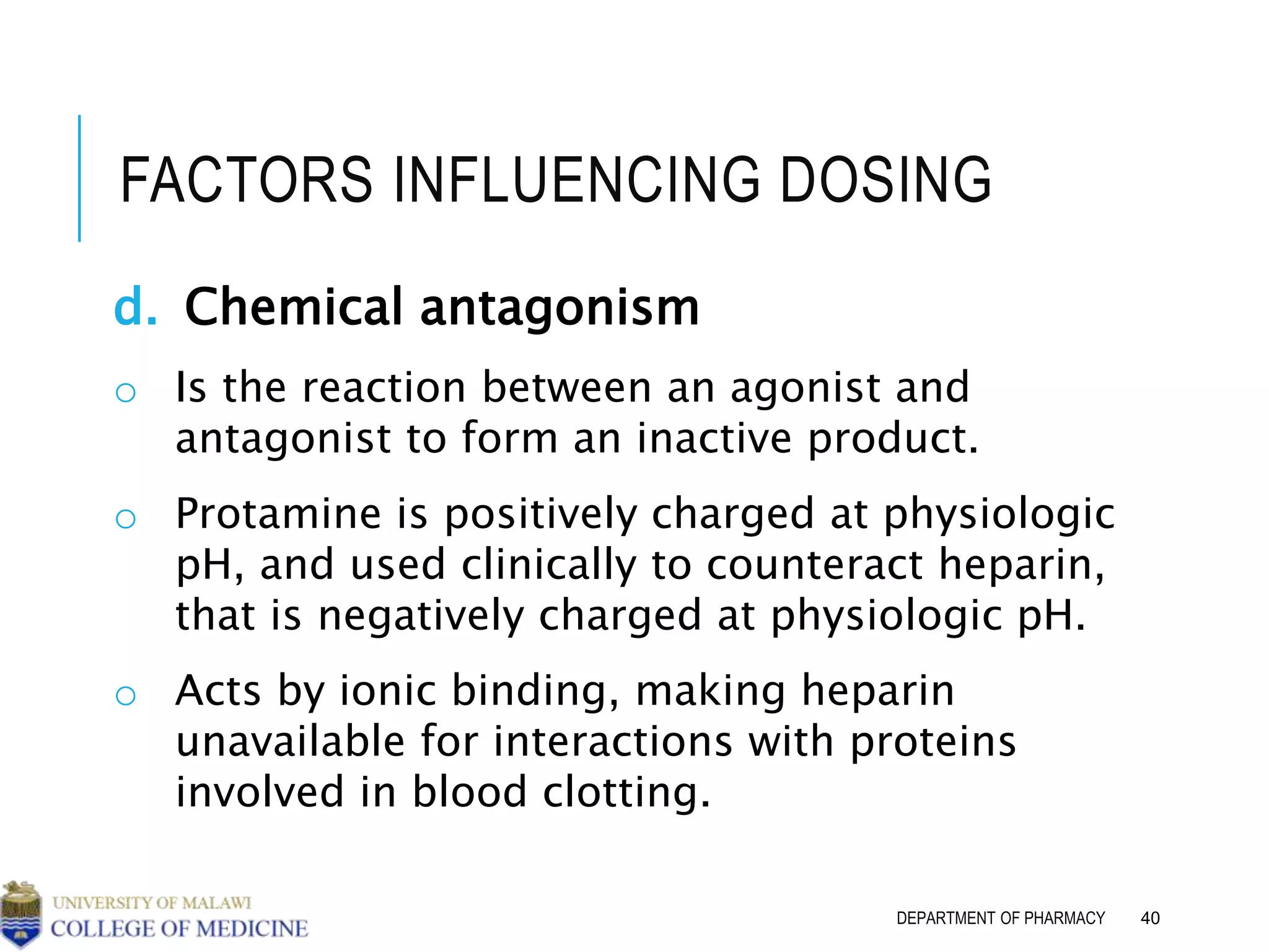 5 mechanisms of drug action | PPT