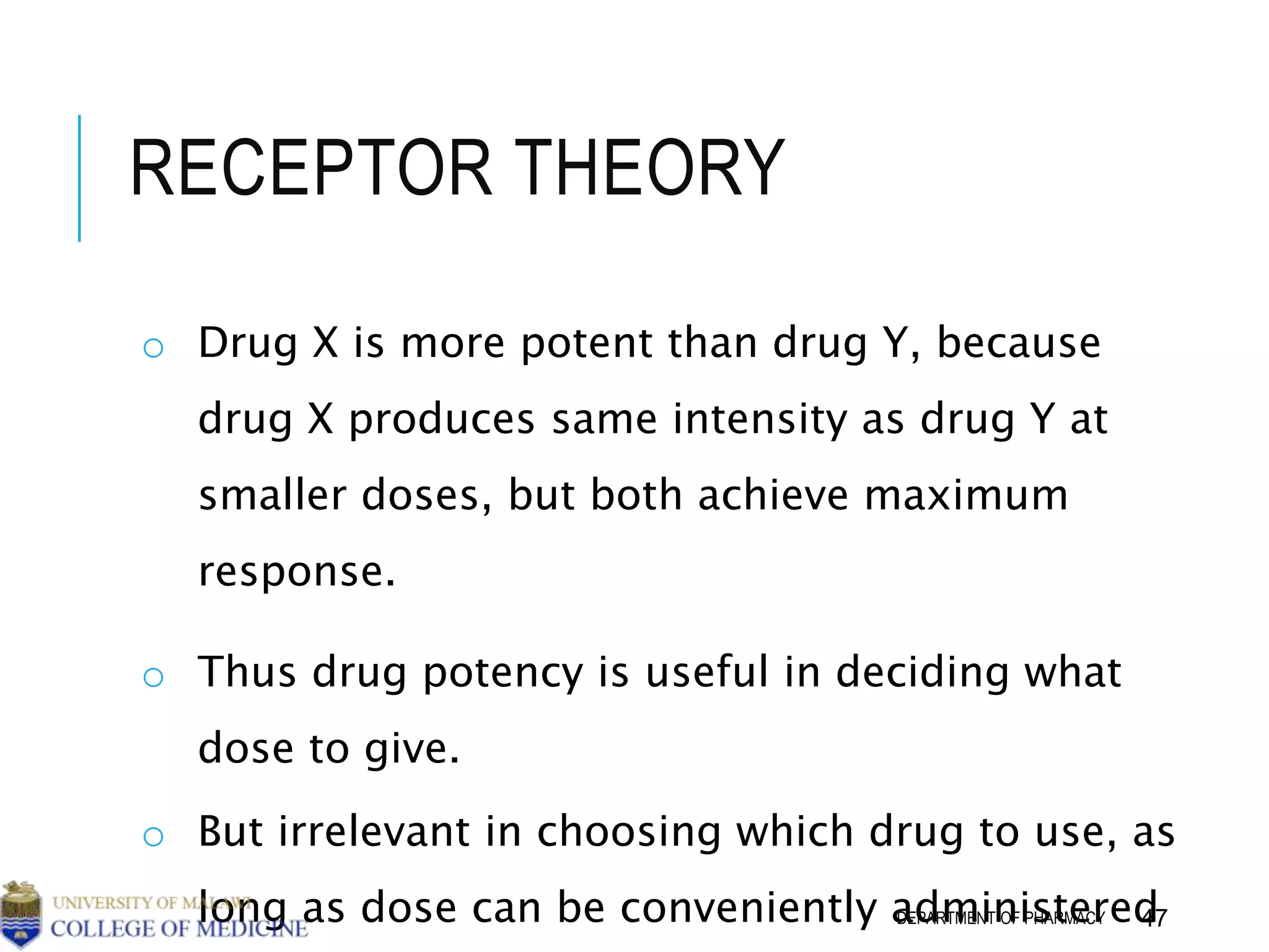 5 mechanisms of drug action | PPT