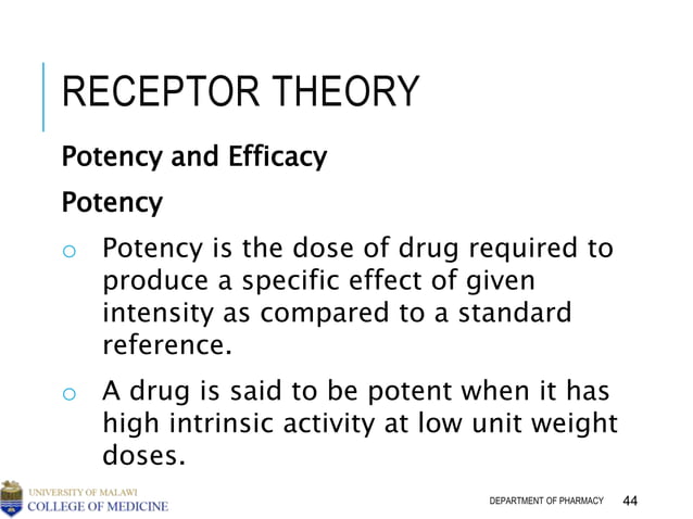 5 mechanisms of drug action | PPT | Chemistry | Science