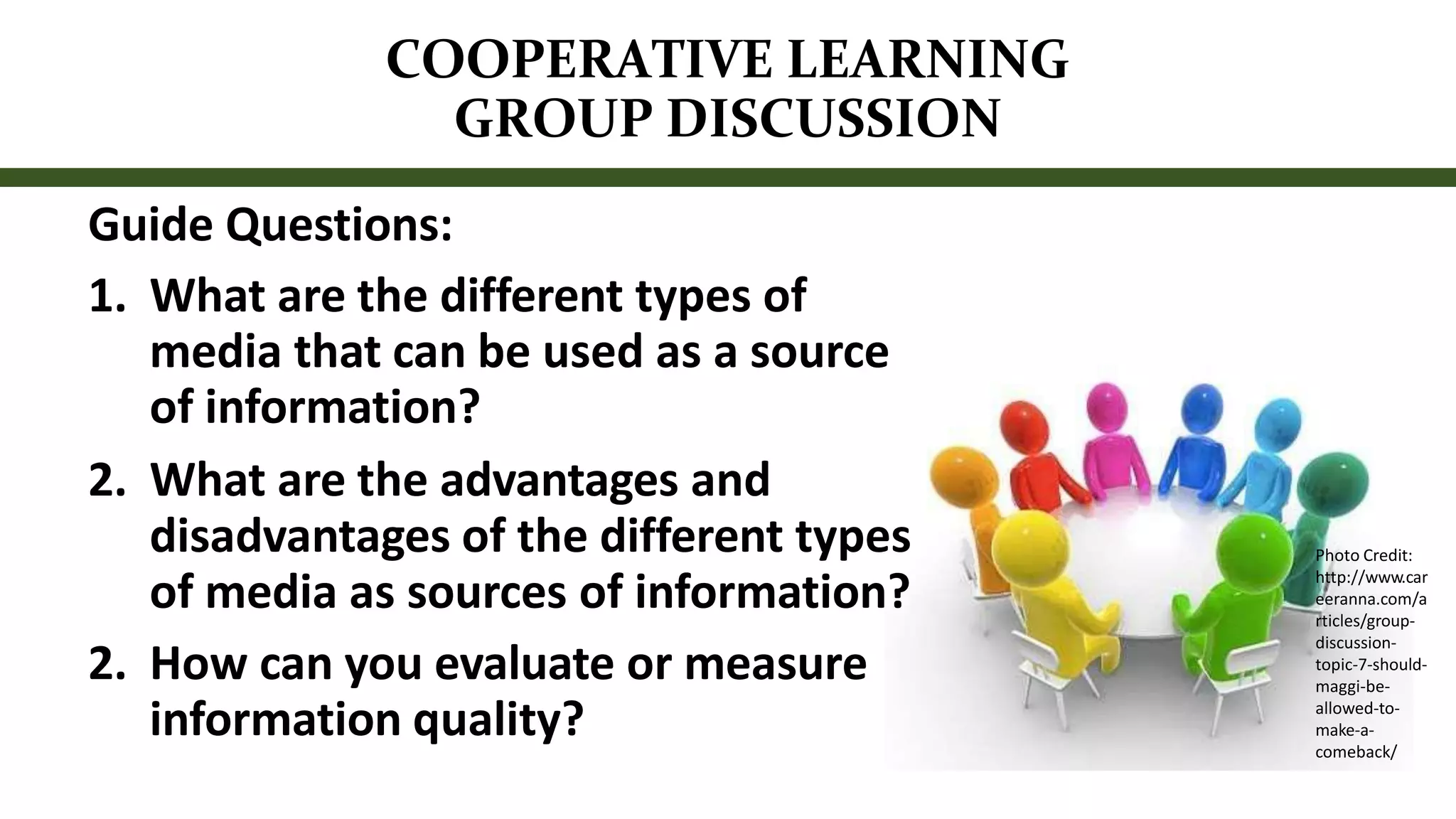 5 Media and Information Source, Sources of Information, Indigenous ...