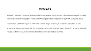 5 Medline & Medlars.pptx