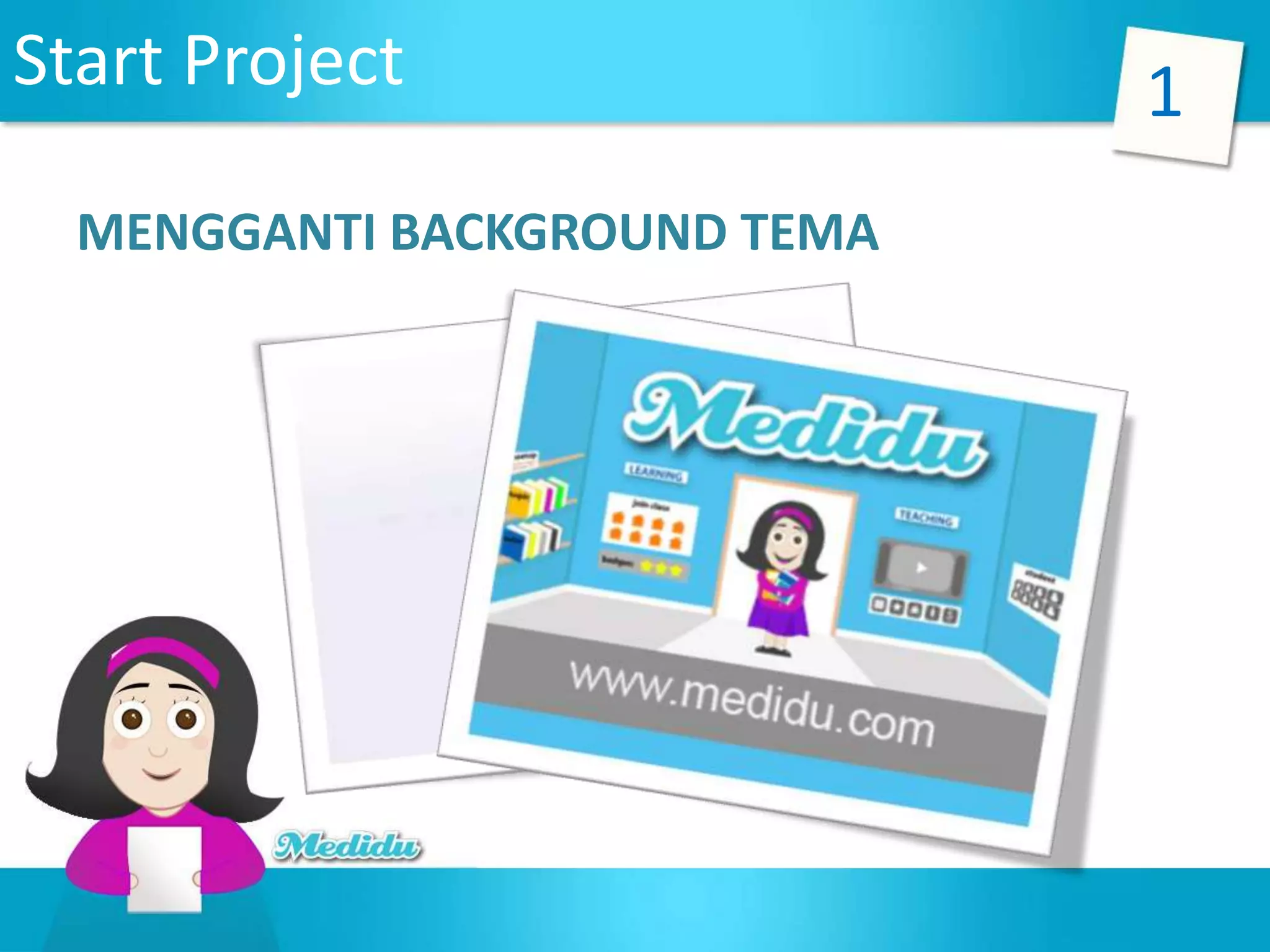 5 mengganti aset background | PPTX