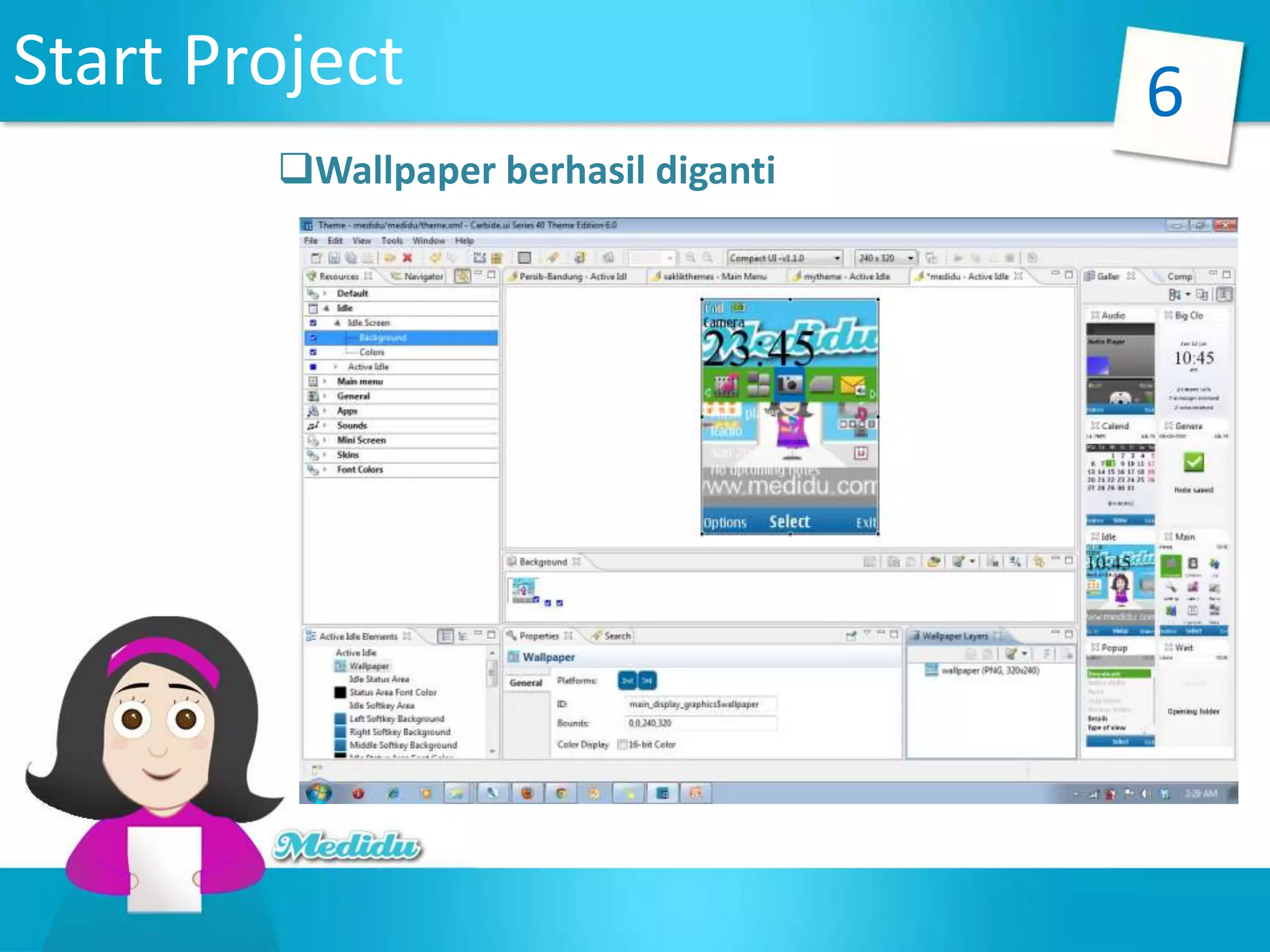 5 mengganti aset background | PPTX