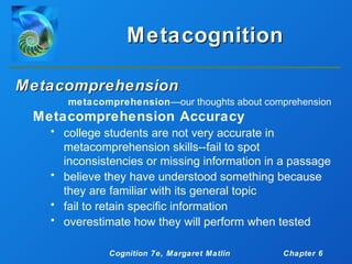 5 metacognition ii | PPT
