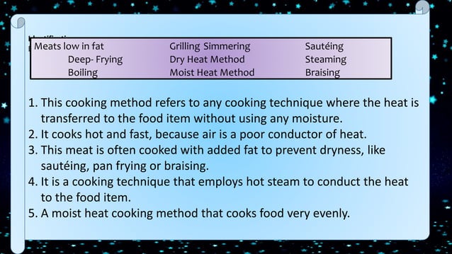 5 methods of cooking meat | PPT