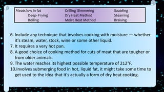 5 methods of cooking meat | PPTX