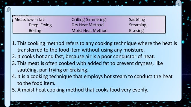 5 methods of cooking meat