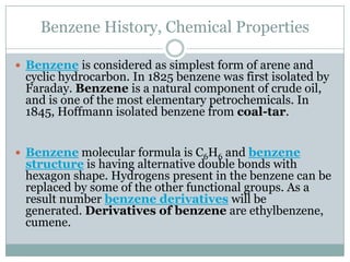 5 methods of preparing benzene | PPTX