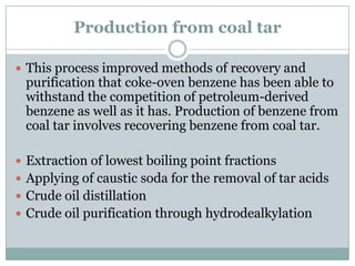 5 methods of preparing benzene | PPTX