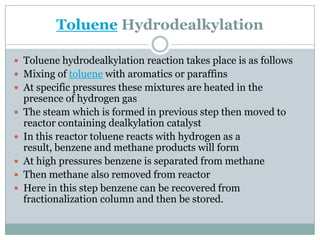 5 methods of preparing benzene | PPTX