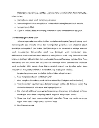 5 metode pembelajaran (lengkap) | PDF