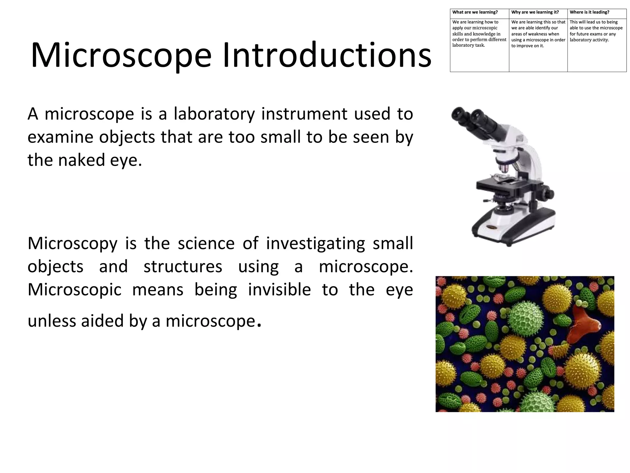 Microscope parts and E Lab.pptx