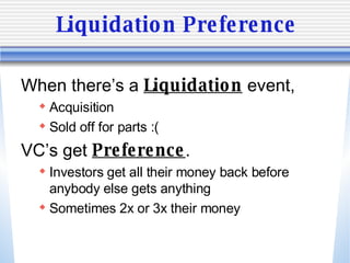 5-minute primer on VC Term Sheets | PPT | Free Download