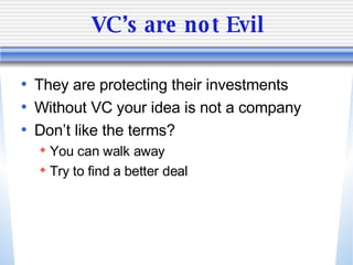 5-minute primer on VC Term Sheets | PPT | Free Download