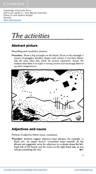 5 minute activities penny ur | PDF