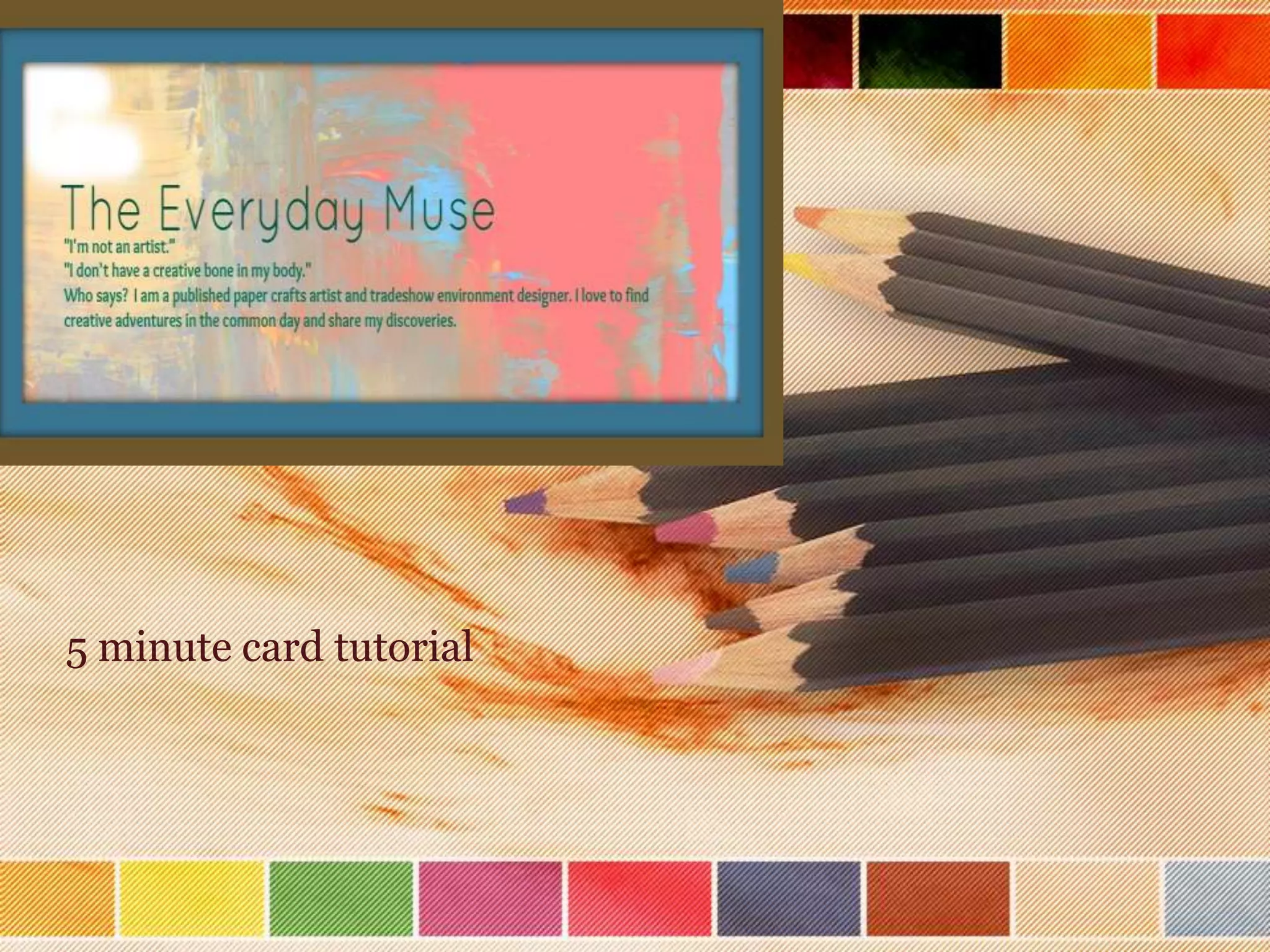 5 minute card | PPTX