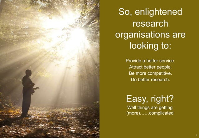 Five minute guide to choosing and implementing research management ...