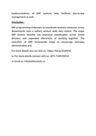 5 minute guide to ERP system | PDF