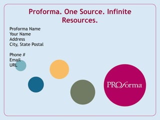 Proforma Introduction | PPT