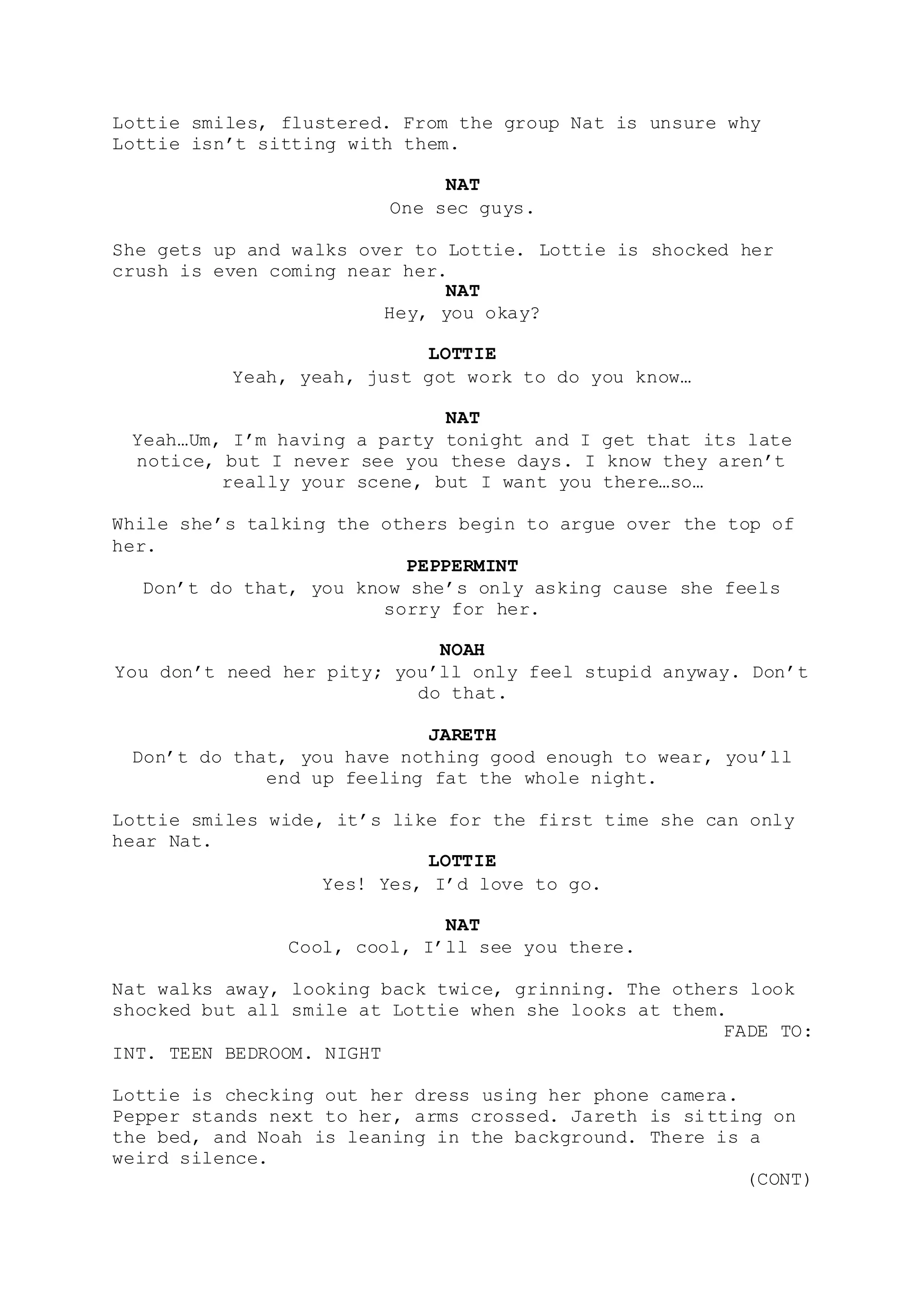 5 Minute Screenplay 1st Draft | DOCX