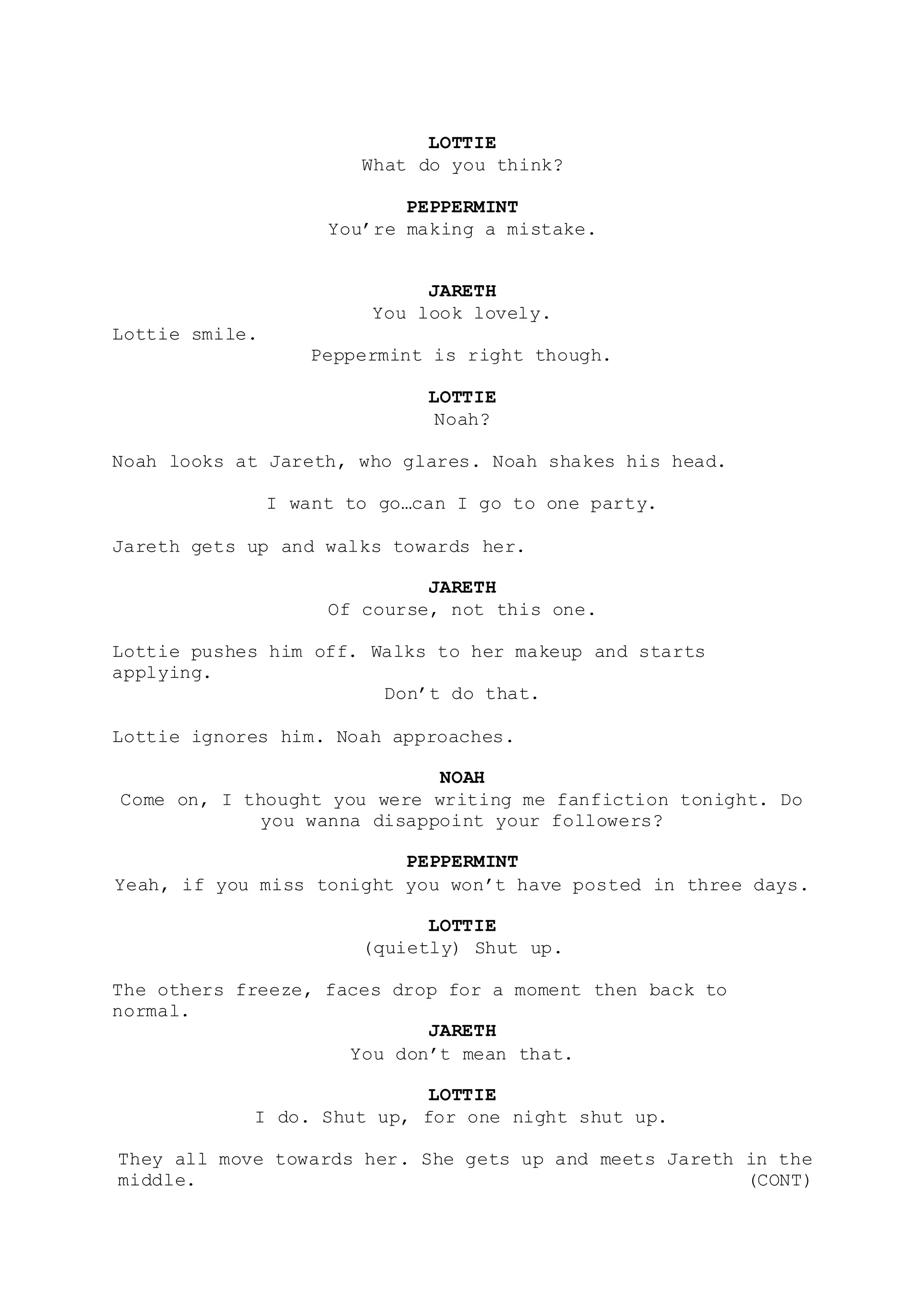 5 Minute Screenplay 1st Draft | DOCX