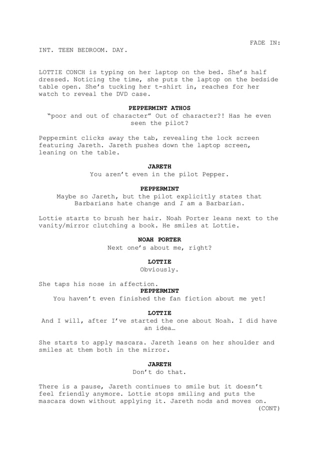 5 Minute Screenplay 1st Draft | PDF